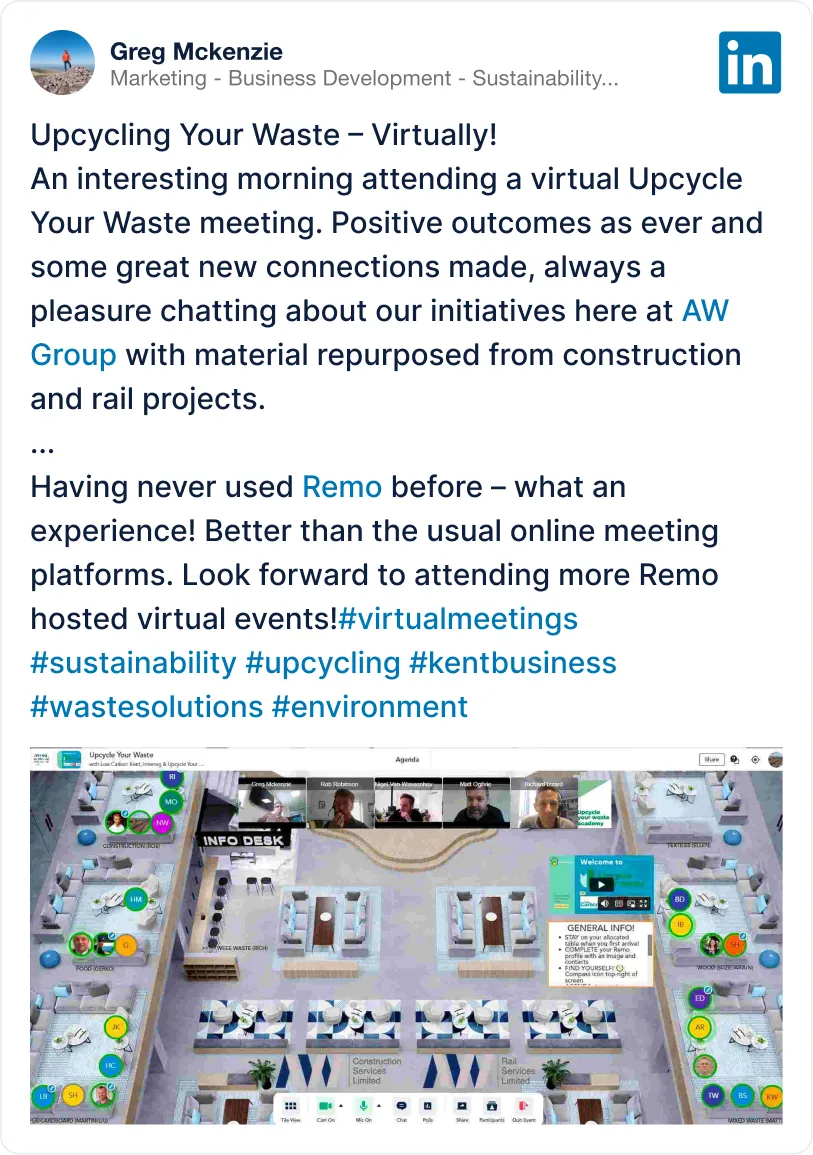 Virtual Event Platform & Software by Remo